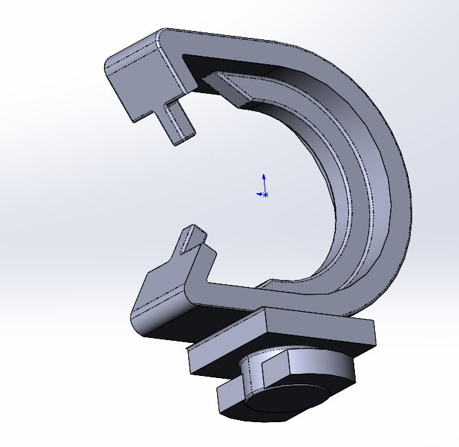 Держатель кабеля ABS Fabia2 FL передней стойки 6N0972327E — DRIVE2