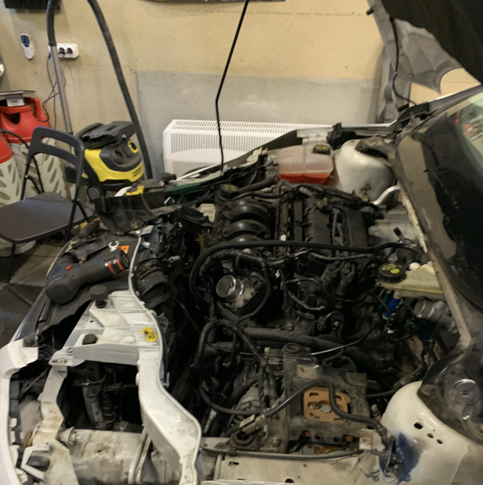 Замена подкапотки, установка IPMA, LiDAR 101, датчика дождя, обогрева ...