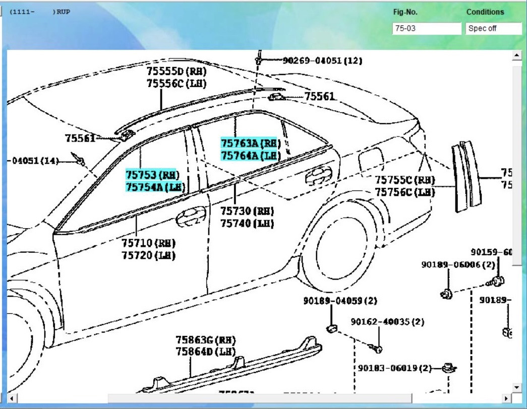 Уплотнитель окна двери — Toyota Camry (XV50), 2,5 л, 2016 года ...
