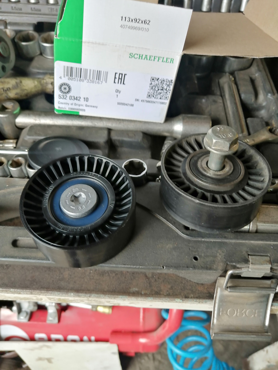 532034210 Ролик ремня приводного INA | Запчасти на DRIVE2