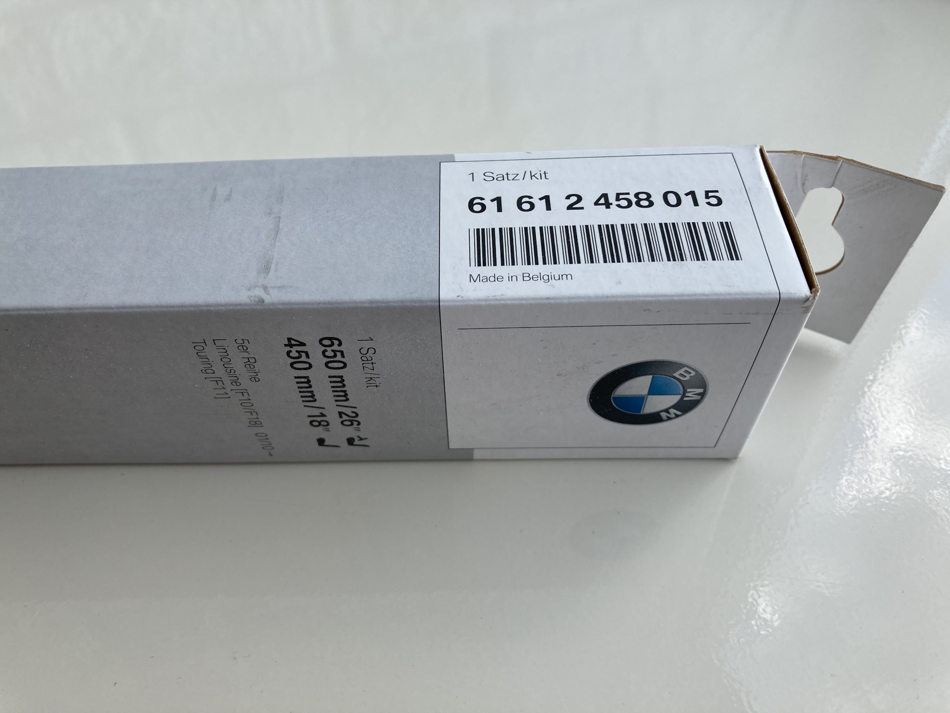 Замена щеток стеклоочистителя — BMW 5 series (F10), 2 л, 2012 года ...