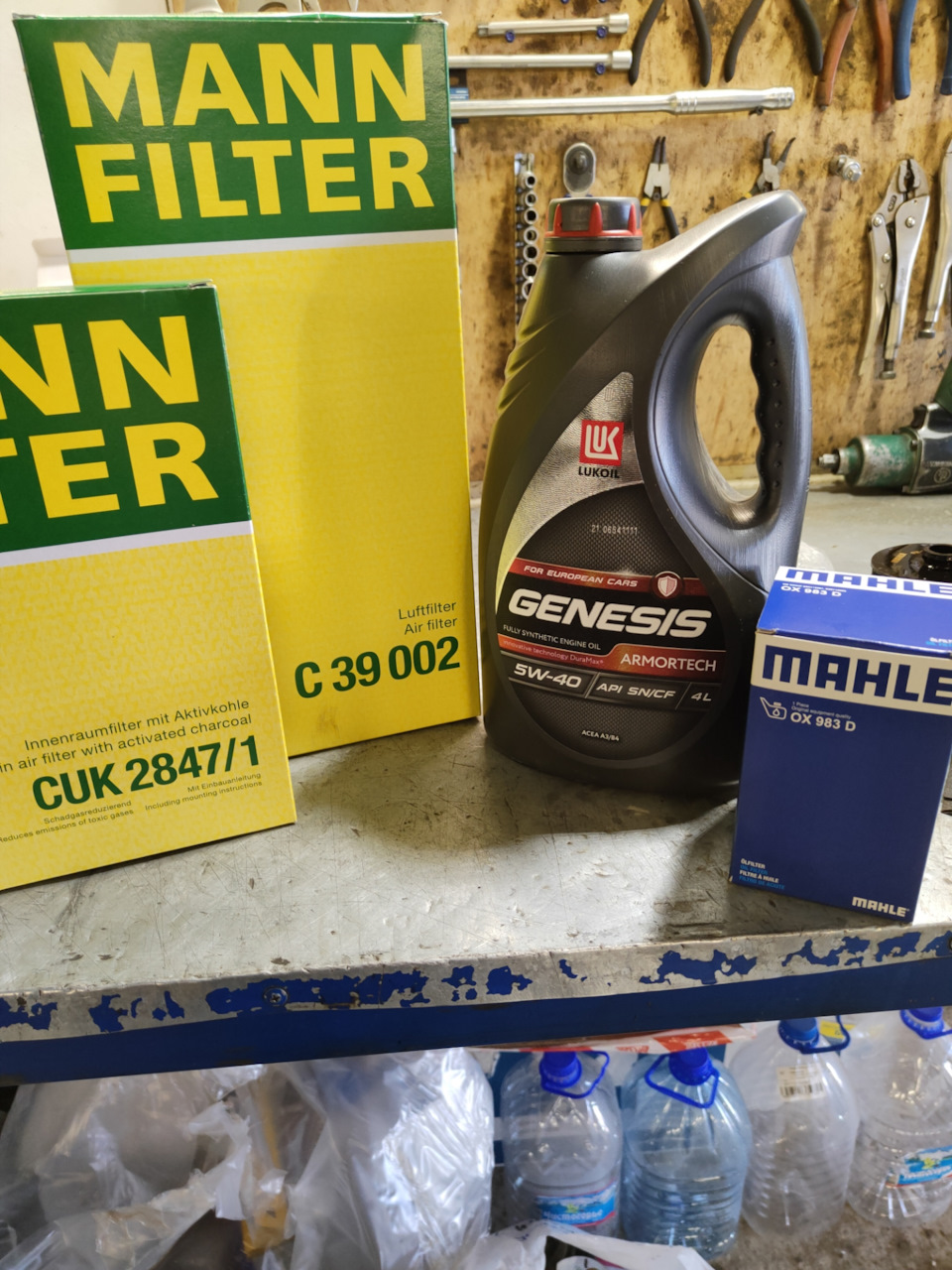 Т.О. — Volkswagen Touareg (2G), 3,6 л, 2017 года | плановое ТО | DRIVE2