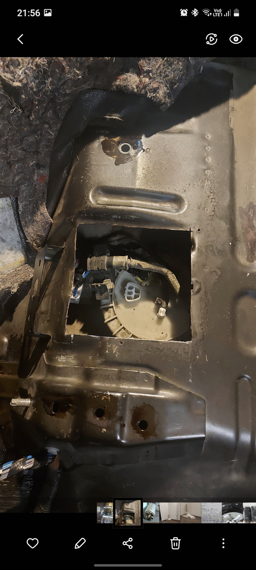 Бензонасос — Toyota Land Cruiser Prado 120-series, 4 л, 2008 года ...