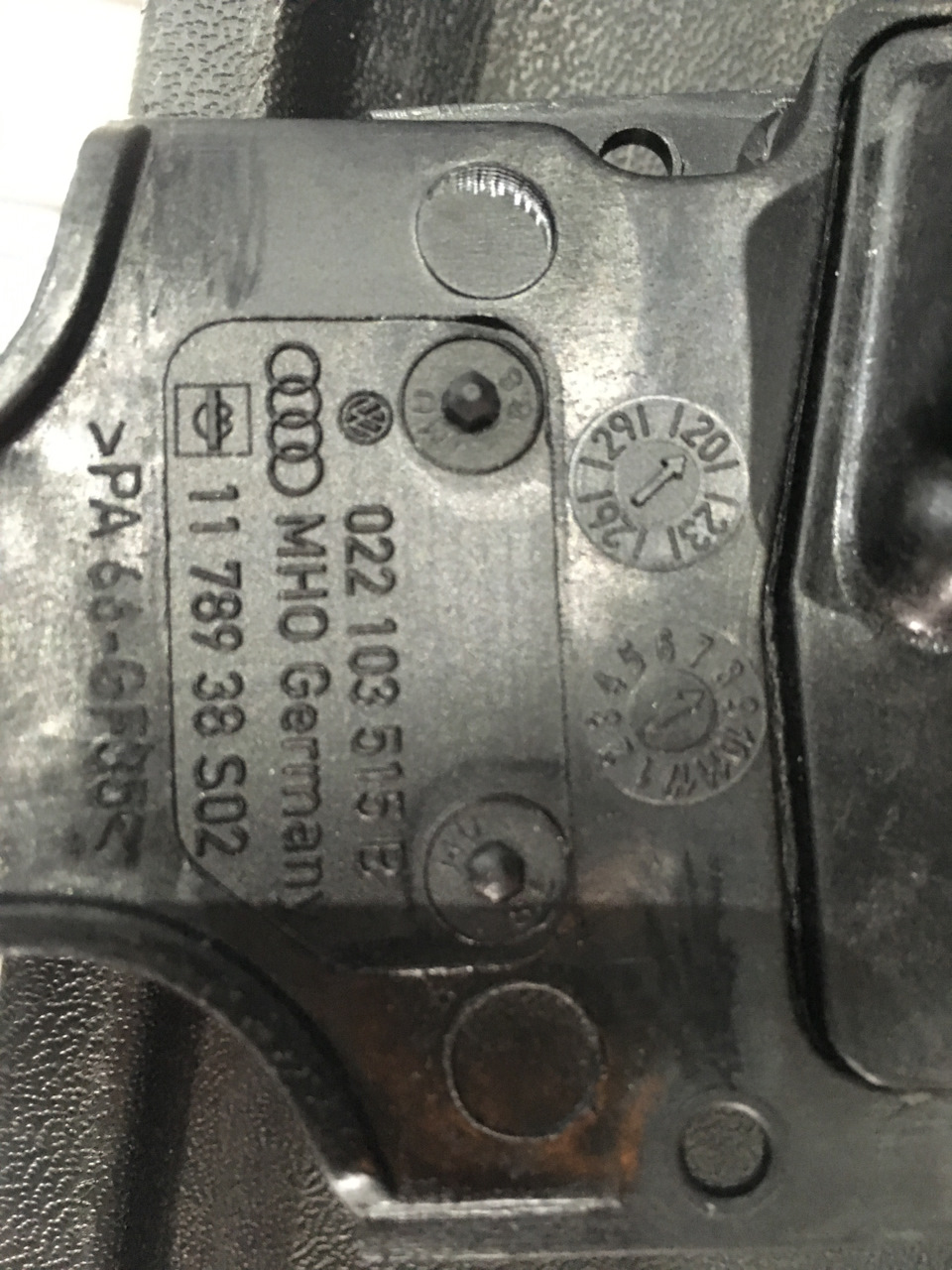 022103515B Маслоотделитель VAG | Запчасти на DRIVE2