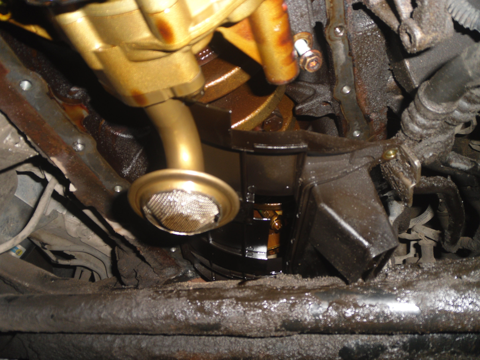 Ремонт двигателя: масляный насос. — Volkswagen Passat B5, 1,8 л, 2003 ...