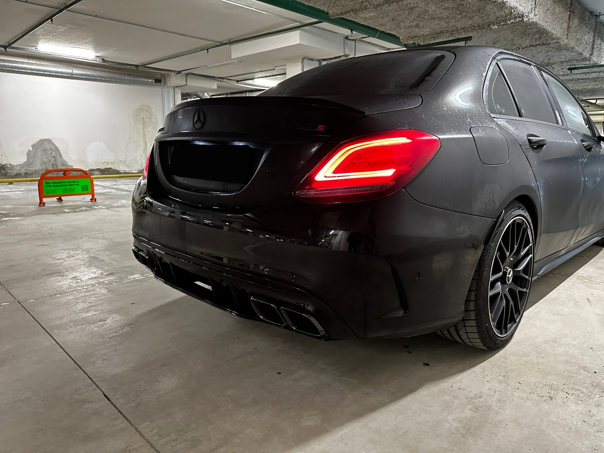 Рестайлинговый диффузор — Mercedes-Benz C 63 AMG (W205), 4 л, 2016 года | стайлинг | DRIVE2