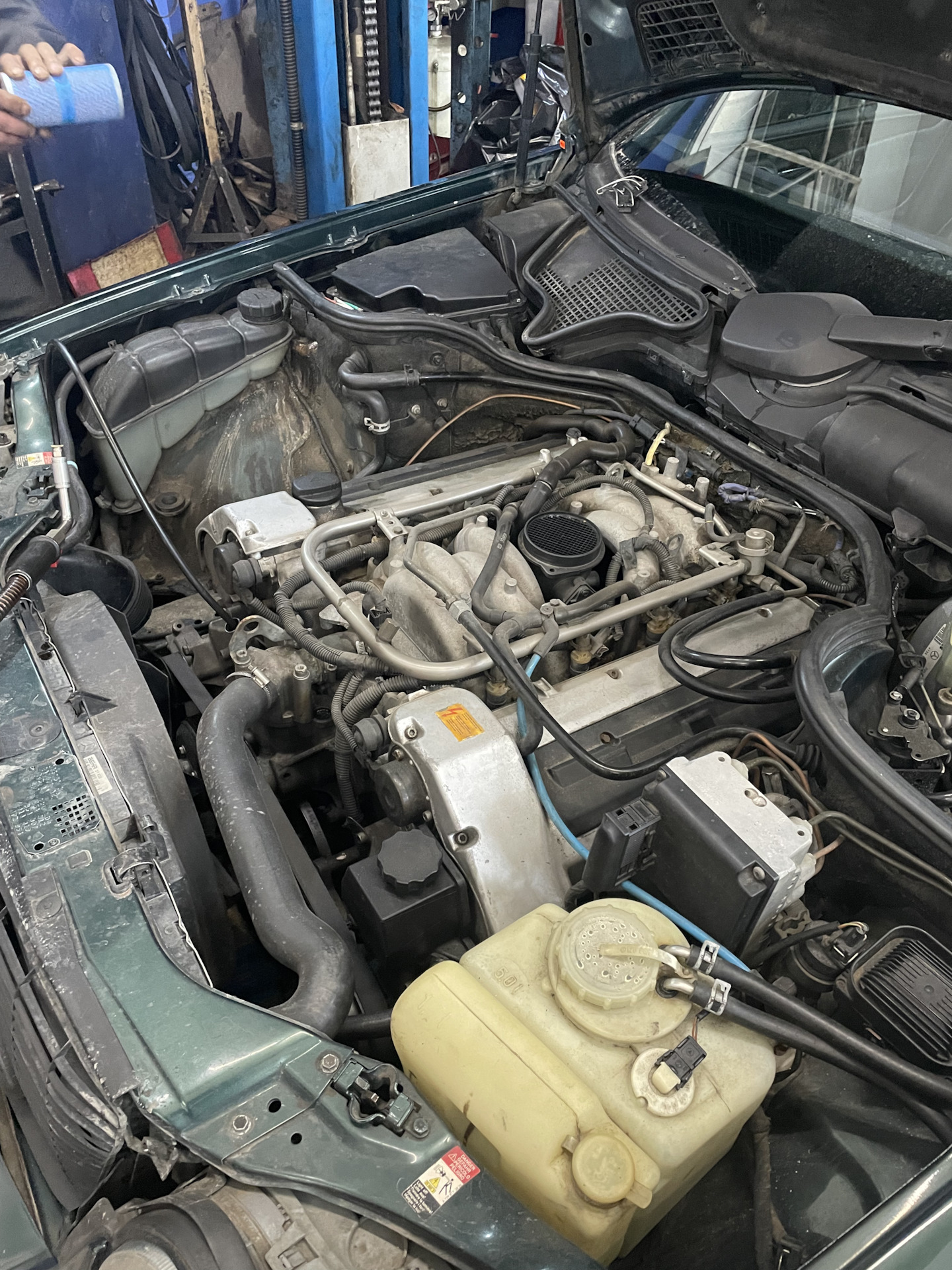 W210 4.2 Замена масла/ фильтров — Mercedes-Benz E-Class (W210), 4,2 л ...