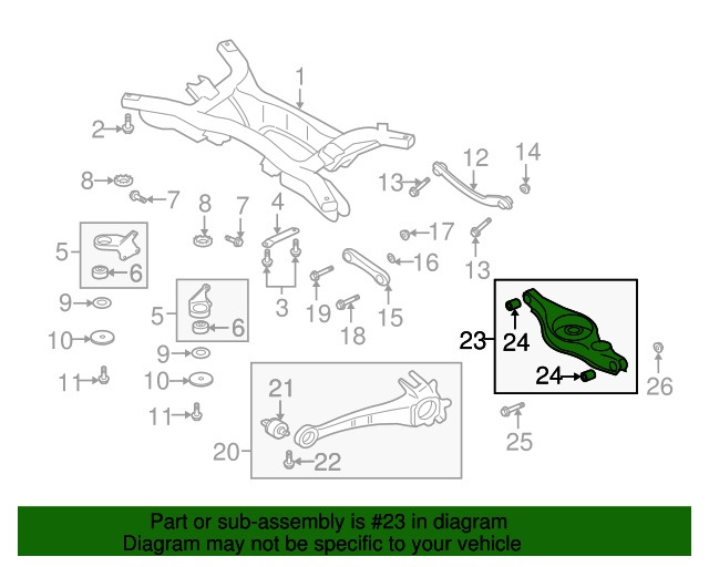 4113A037 РЫЧАГ НЕЗАВИСИМОЙ ПОДВЕСКИ КОЛЕСА, ПОДВЕСКА КОЛЕСА Mitsubishi ...