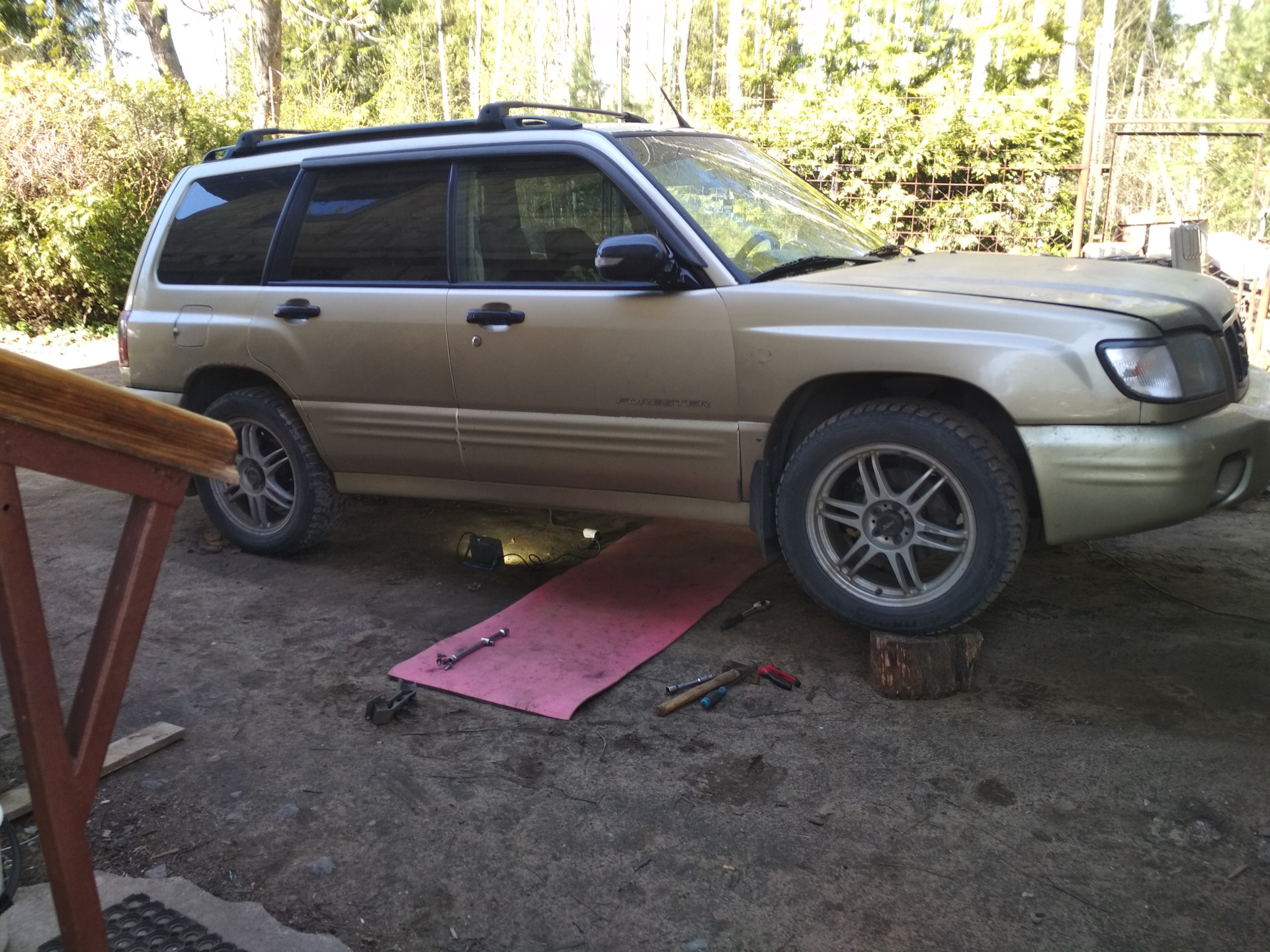 Задний стаб 15мм, подушки АКПП и ДВС, рулевой рейки. — Subaru Forester ...