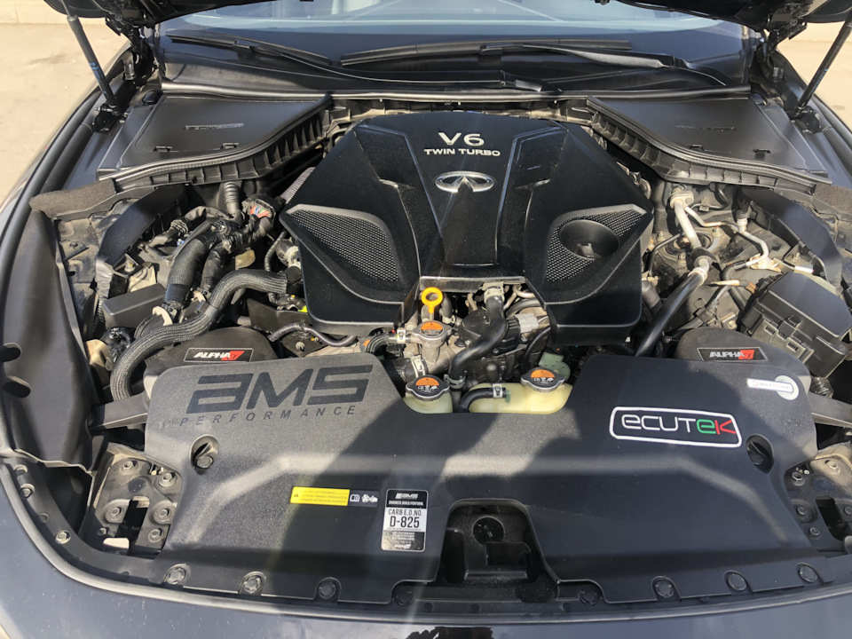 Установка впуска AMS Cold Air Intake — Infiniti Q60 (2G), 3 л, 2017 ...