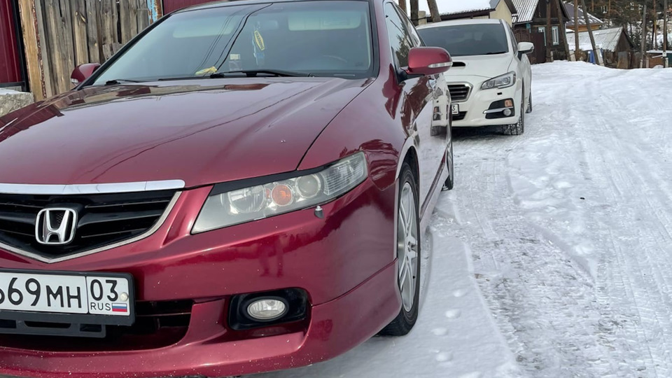 Honda Accord (7G) 2.4 бензиновый 2004 | Royal Ruby Red на DRIVE2