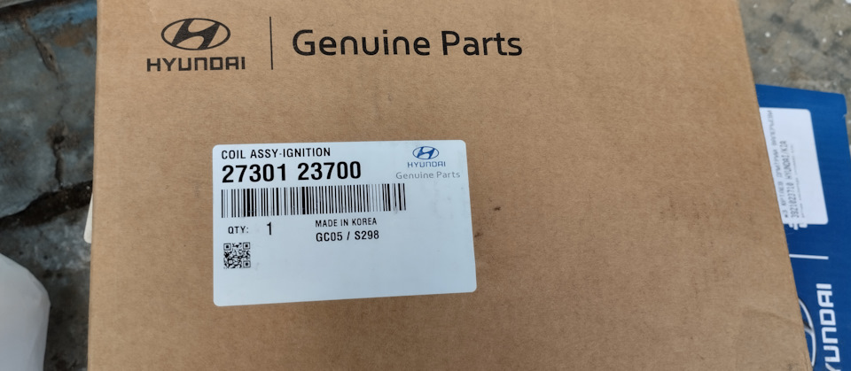 2730123700 Катушка зажигания KIA HYUNDAI | Запчасти на DRIVE2