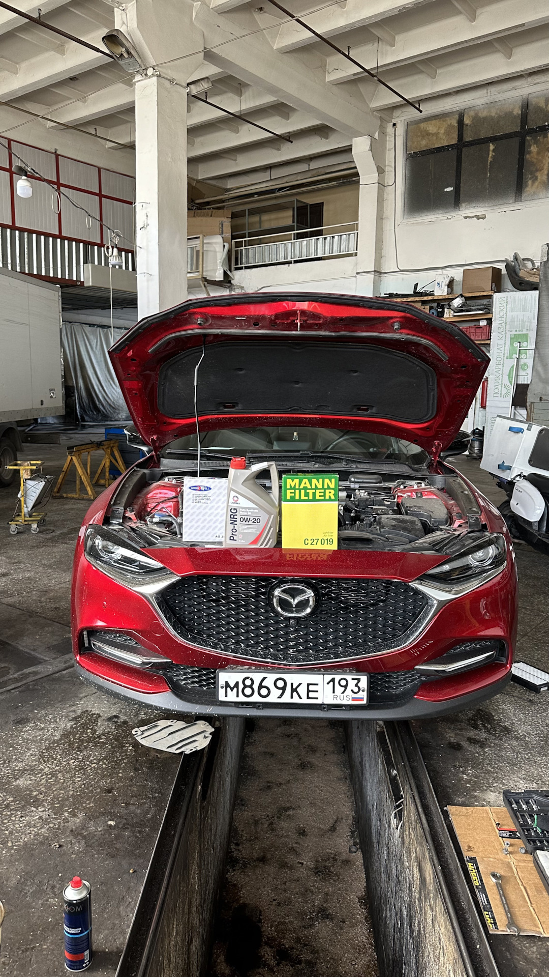 Т.О. — Mazda CX-4, 2 л, 2023 года | плановое ТО | DRIVE2