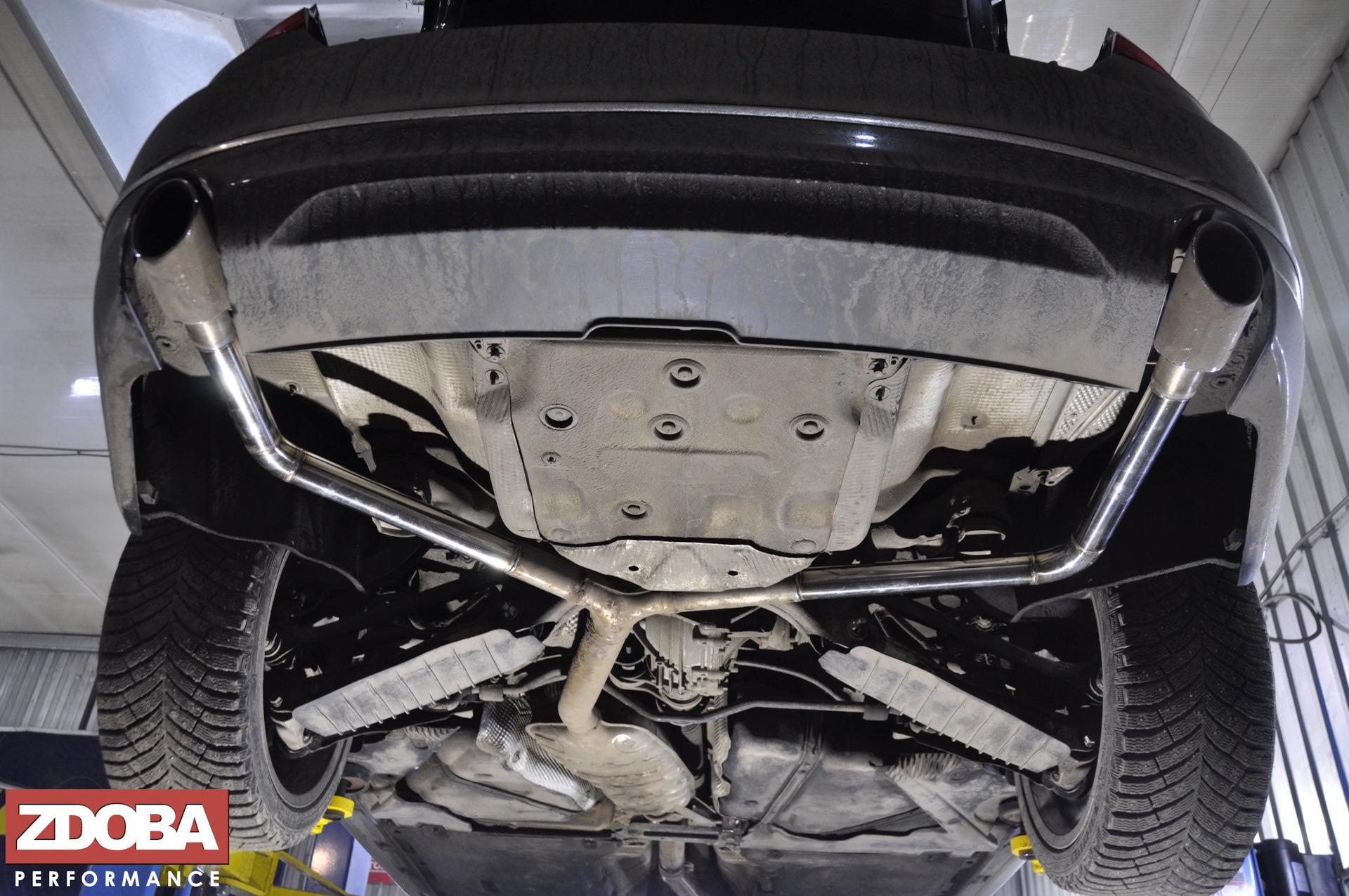 Audi A5 B9 2.0 TFSI (CYRB) 249 hp Модернизация выхлопной системы ...