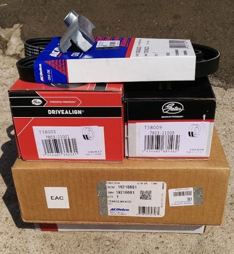 19210691 Ремень привода компрессора кондиционера GM | Запчасти на DRIVE2