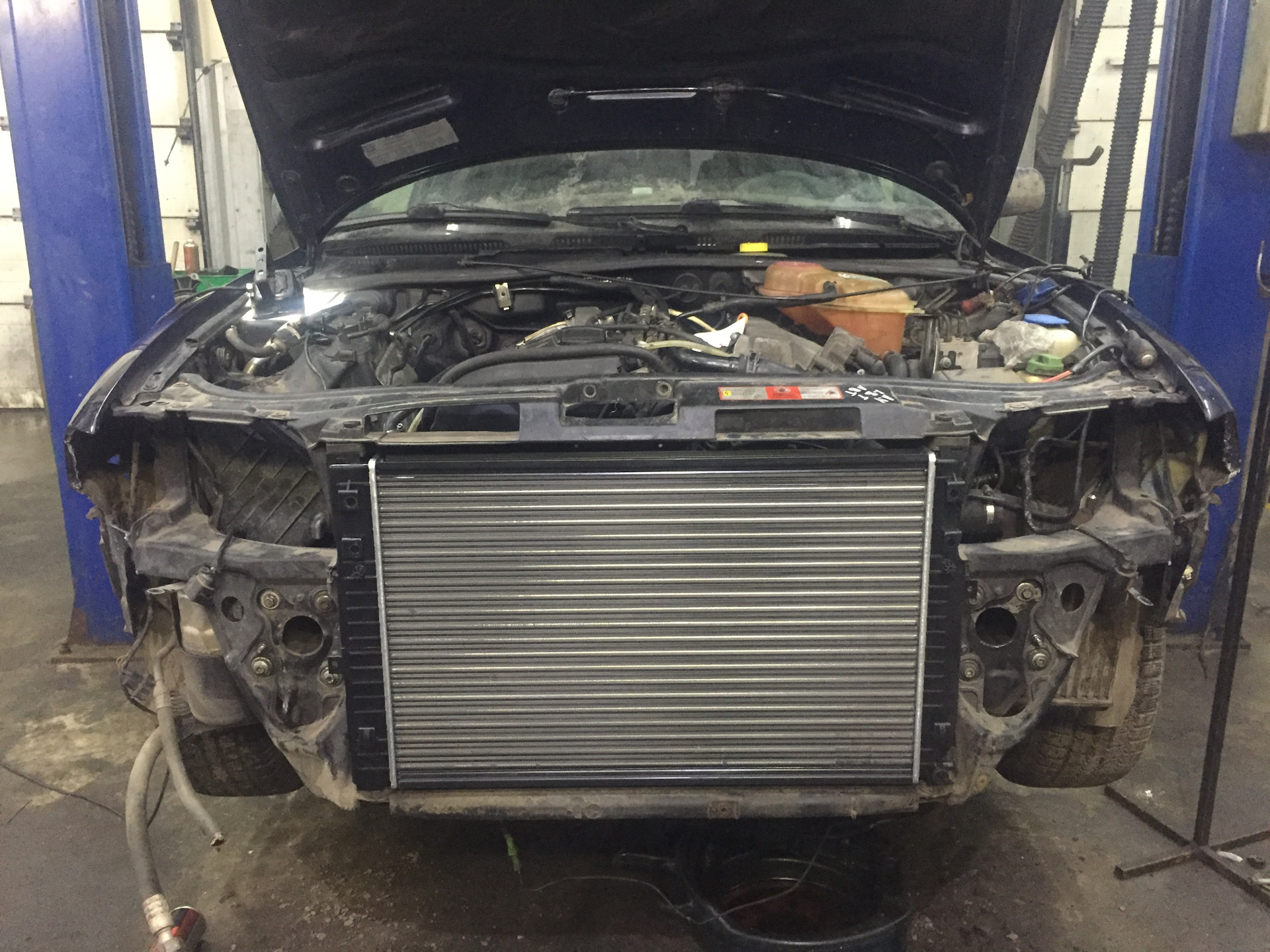 №2 Краткий фото-отчет по восстановлению после аварии. — Audi A4 (B5), 1,8 л, 1998 года | визит ...