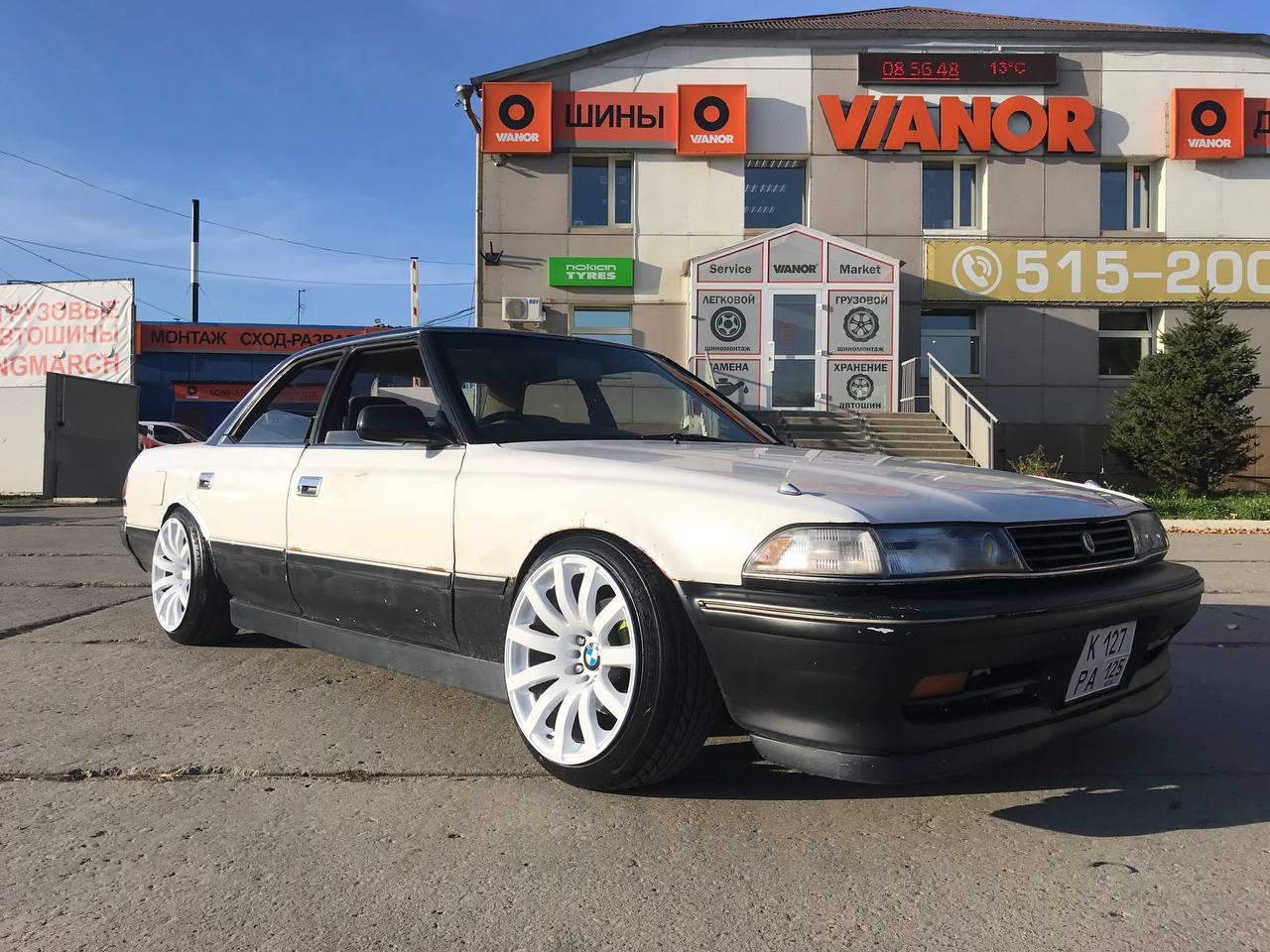 Uras Exsol R17x9.5 ET+15 — Toyota Mark II (80), 2 л, 1989 года ...