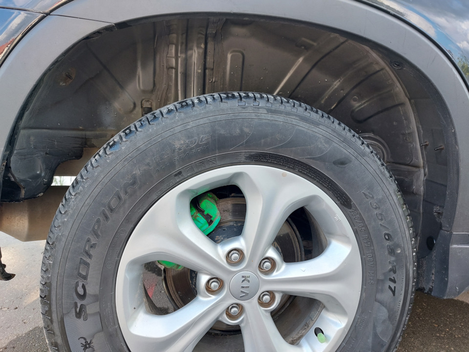 Колесные арки. Моем, чистим, обрабытывам, закатываем — KIA Sorento (2G ...