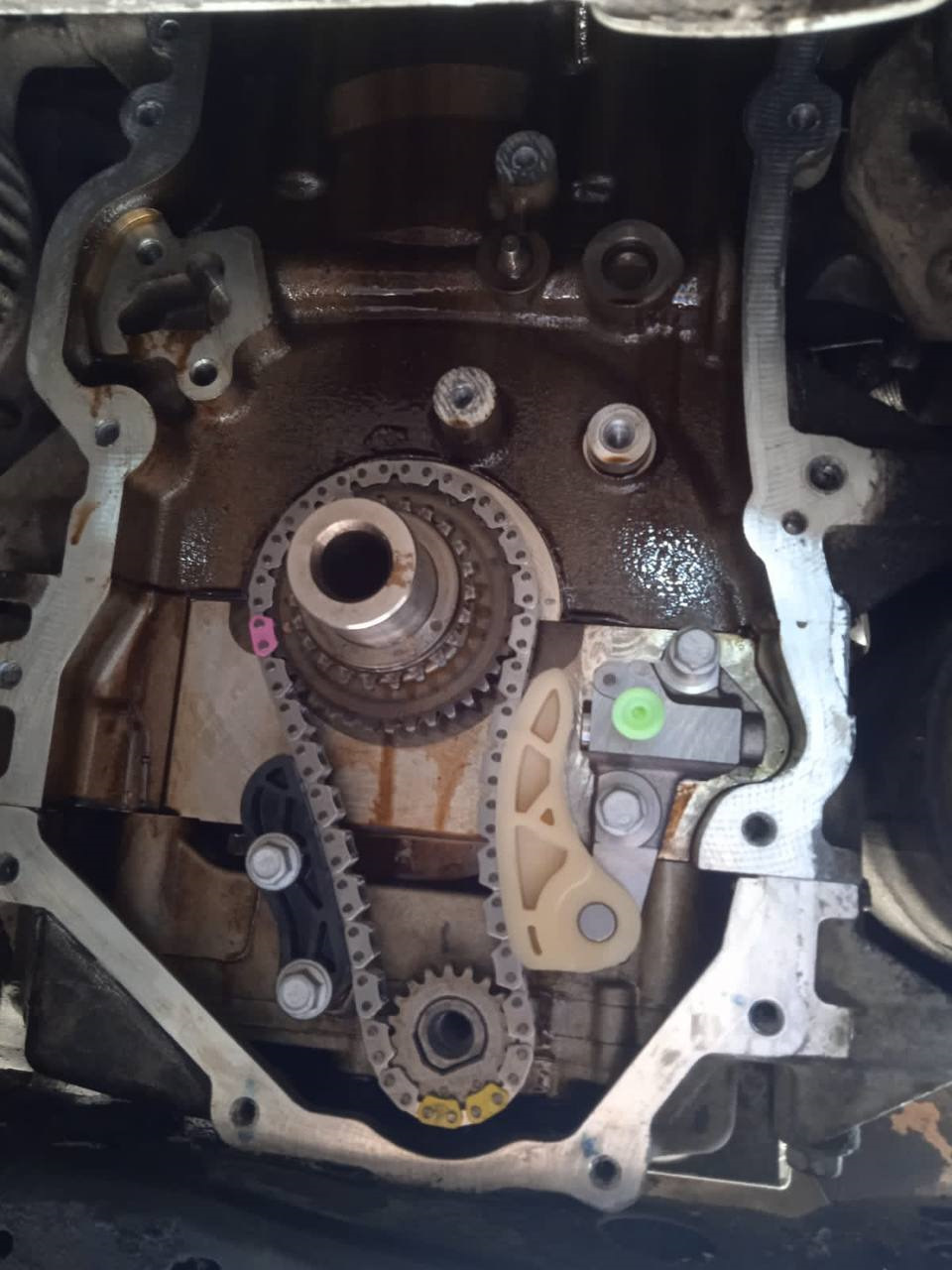 Замена цепи ГРМ на 2.0 NHT (LTG) — Opel Insignia (1G), 2 л, 2014 года ...