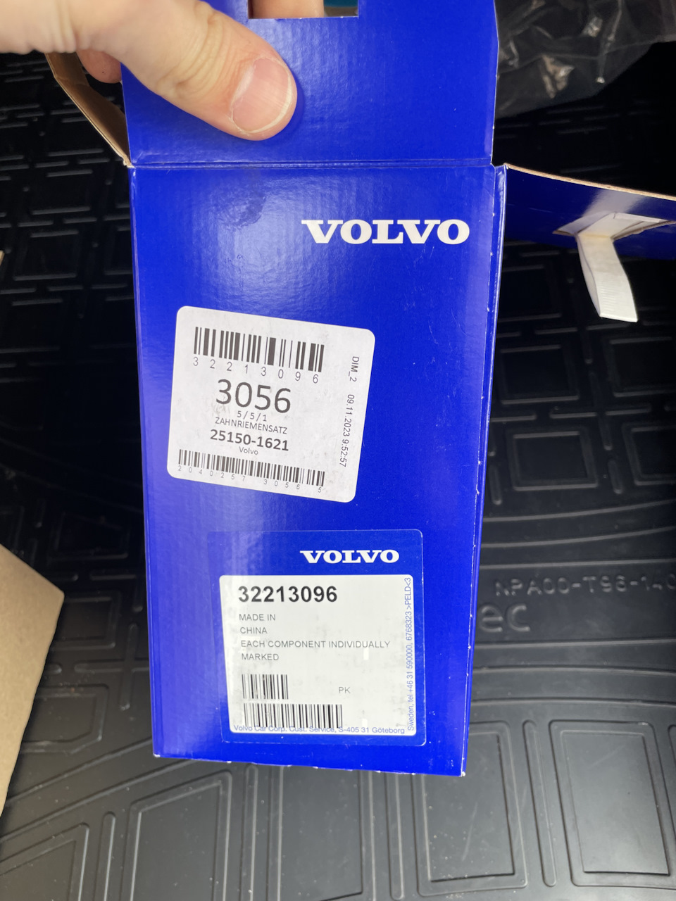 Замена ГРМ — Volvo S90 (2G), 2 л, 2018 года | плановое ТО | DRIVE2