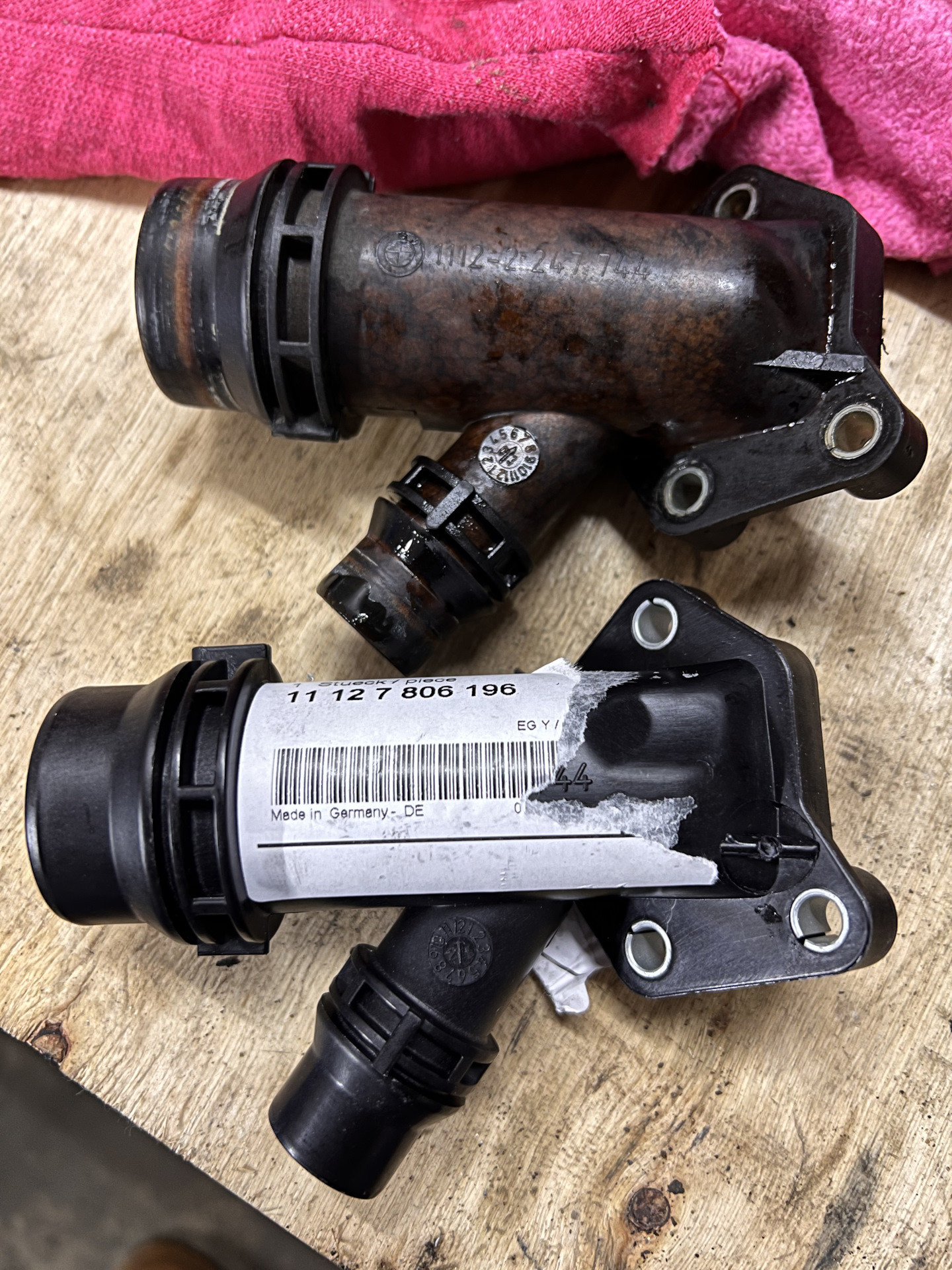 Ревизия системы охлаждения — BMW X5 (E53), 3 л, 2003 года | визит на ...