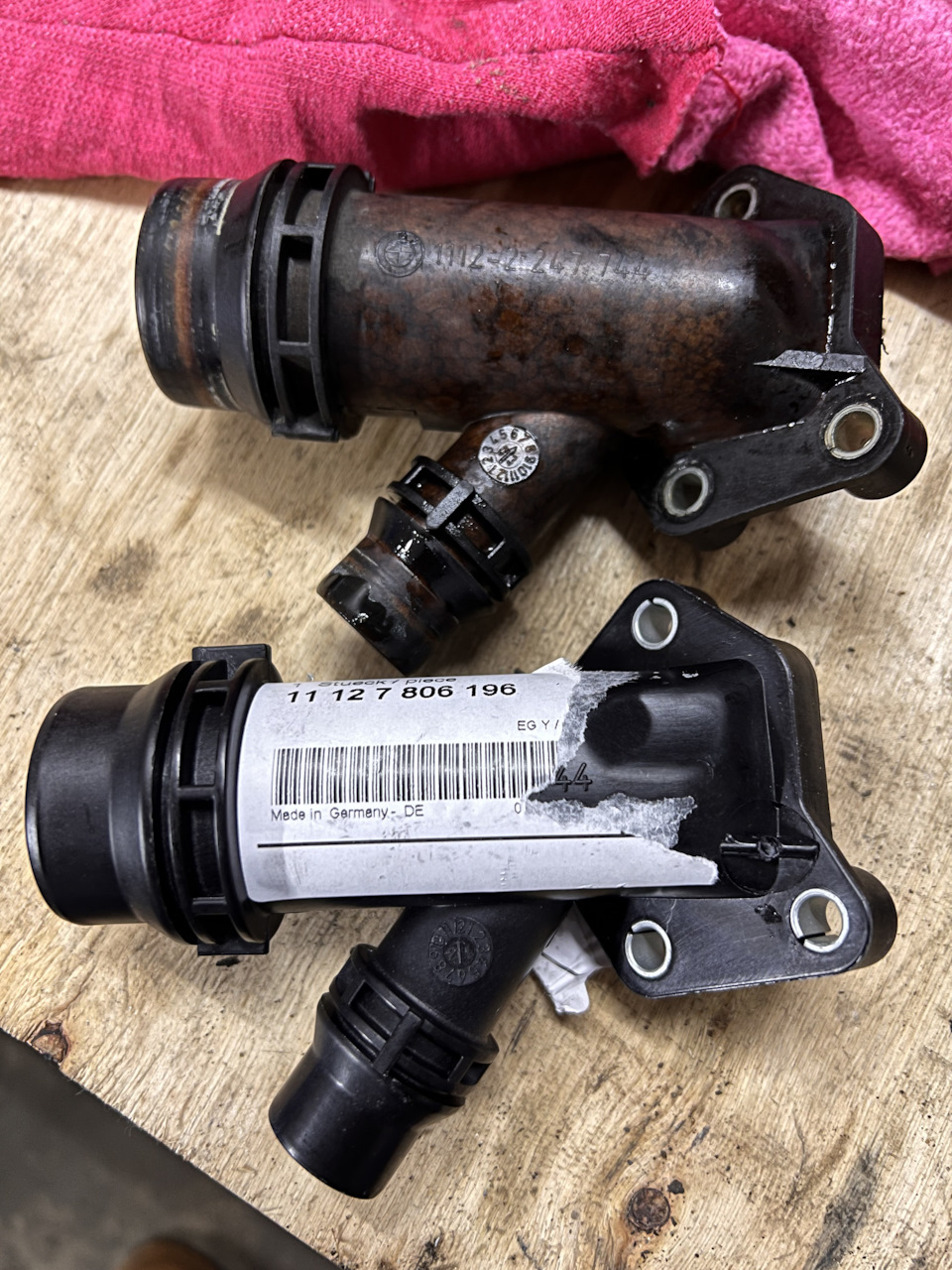 11127806196 Соединительный патрубок BMW | Запчасти на DRIVE2