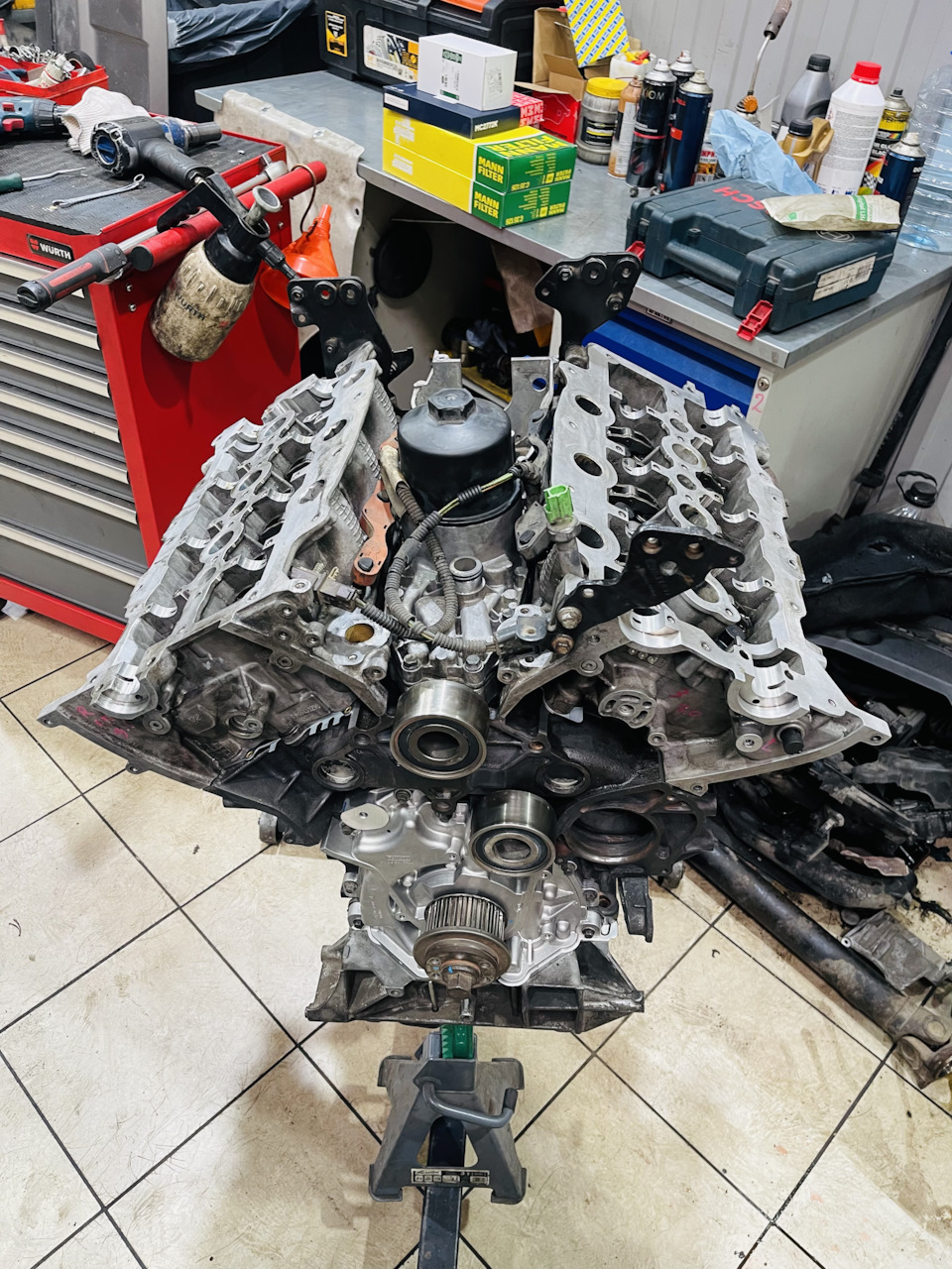 ДВС собран — Land Rover Range Rover Sport (1G), 3 л, 2010 года ...