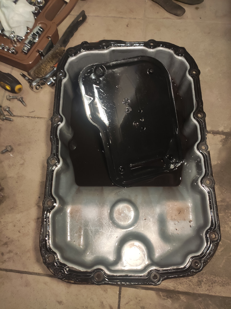 70. Замена масла в АКПП 6L50 — Chevrolet TrailBlazer (2G), 2,8 л, 2014 ...