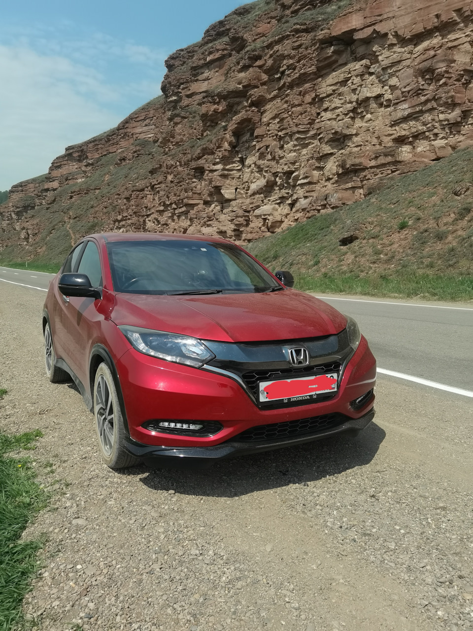 #1. Первая поездка Red Samurai — Honda Vezel (1G), 1,5 л, 2016 года ...