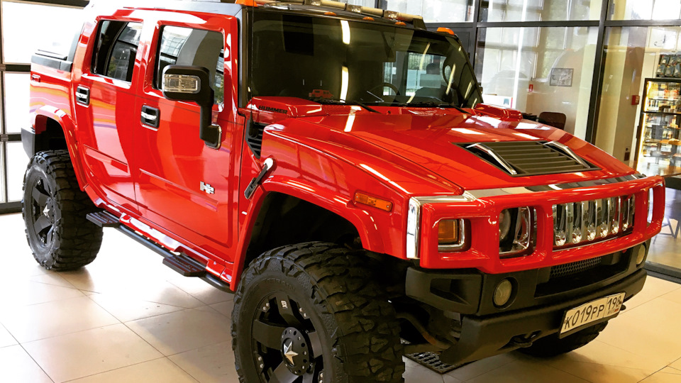 Hummer H2 SUT 6.0 бензиновый 2007 | Victory Red No-Limits на DRIVE2