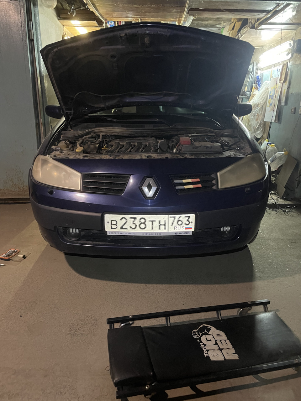 Наконец-то обновил фары. — Renault Megane II, 1,6 л, 2005 года | тюнинг ...