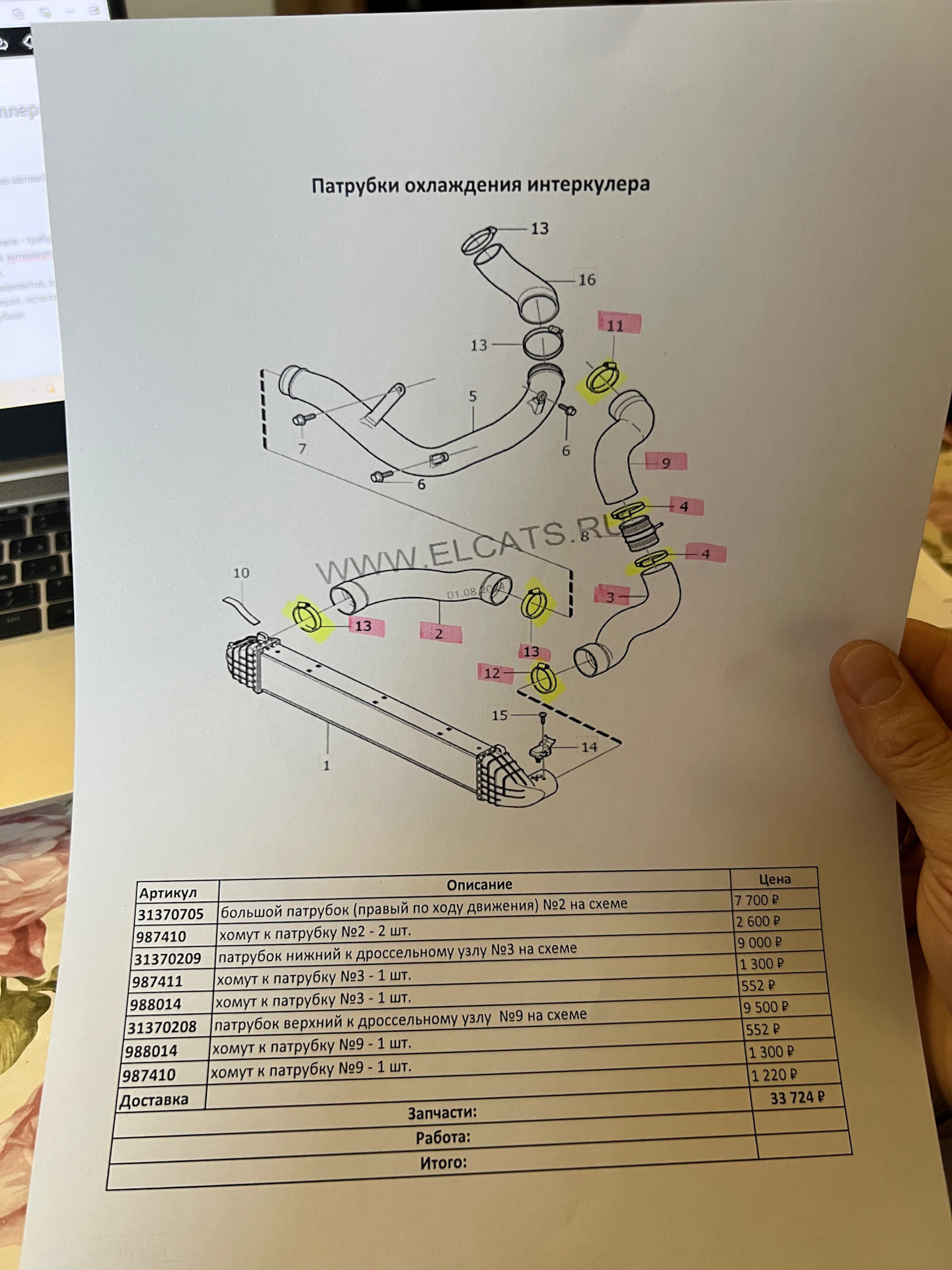 №94. Замена патрубков интеркуллера, клапана управления турбиной — Volvo ...