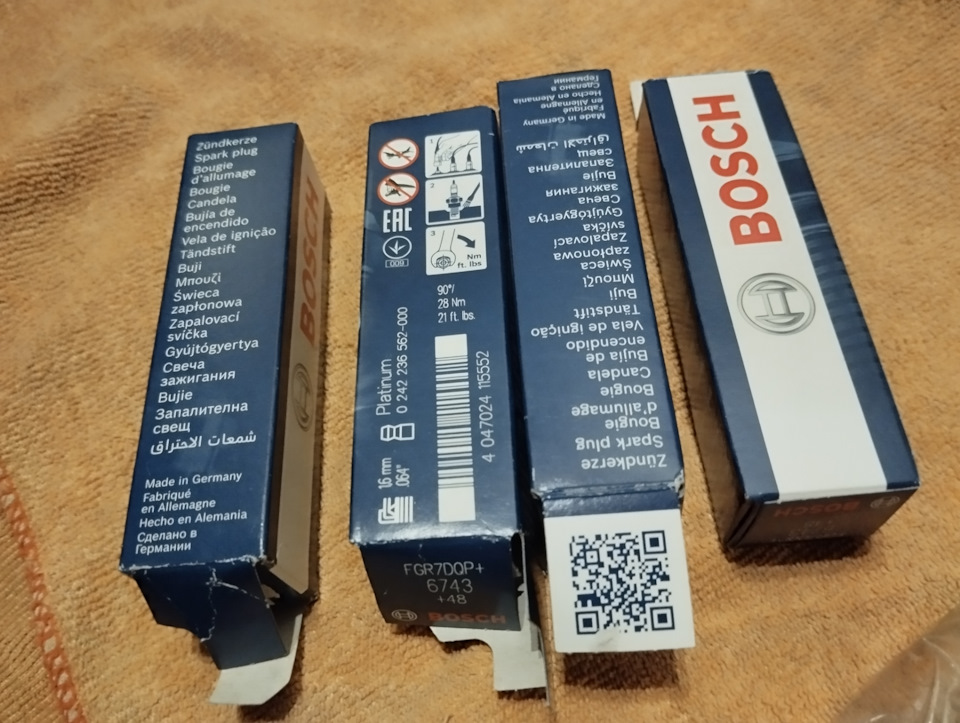 Чек. Редиски/говносвечи Bosch 0242236562, Platinum R3 — BMW 5 series ...