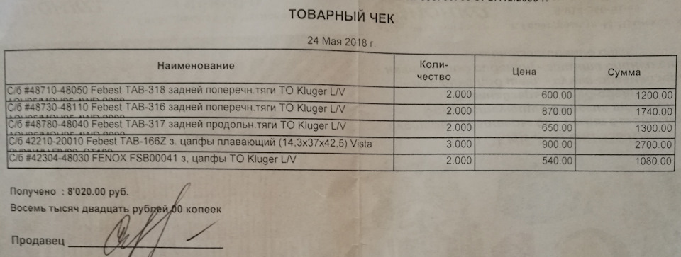 4873048110 Тяга поперечная задняя №2 TOYOTA HARRIER 4WD 03- LH=RH ...