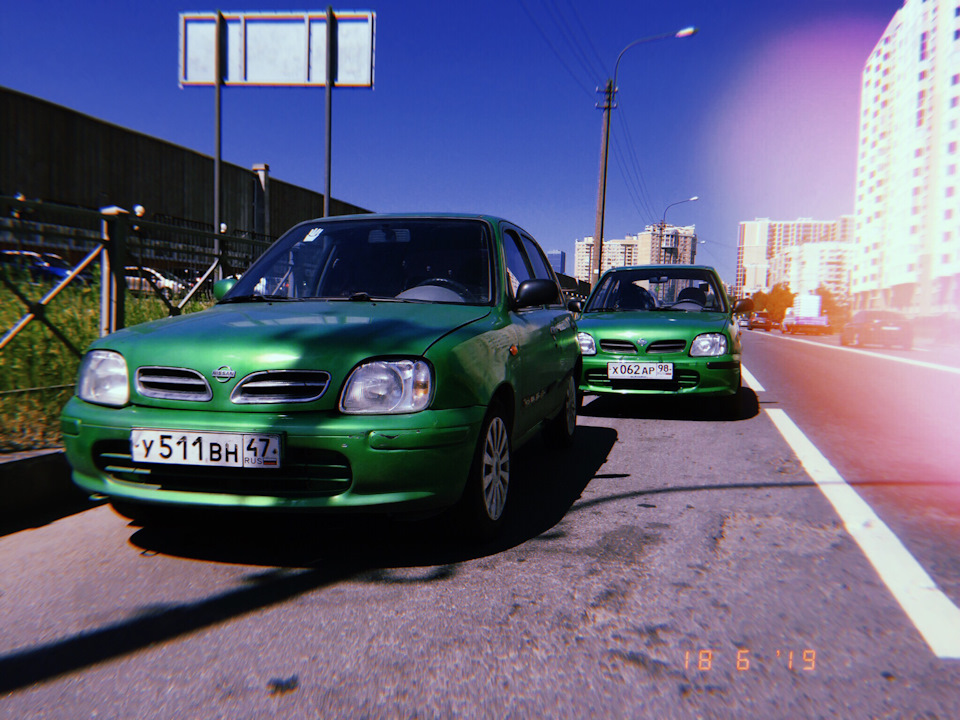 Передаю привет! — Nissan Micra (K11), 1 л, 1998 года | встреча | DRIVE2