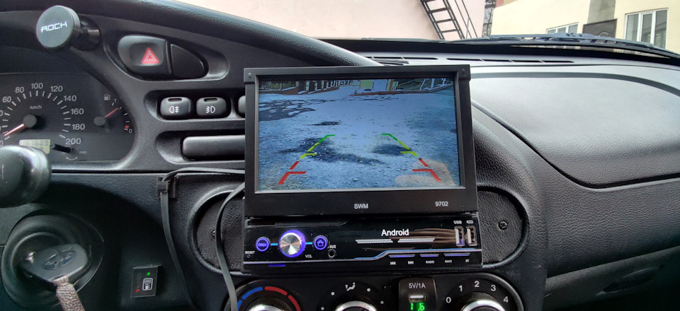 Наконец организовал заднюю камеру. — Chevrolet Niva (1G), 1,7 л, 2012 ...