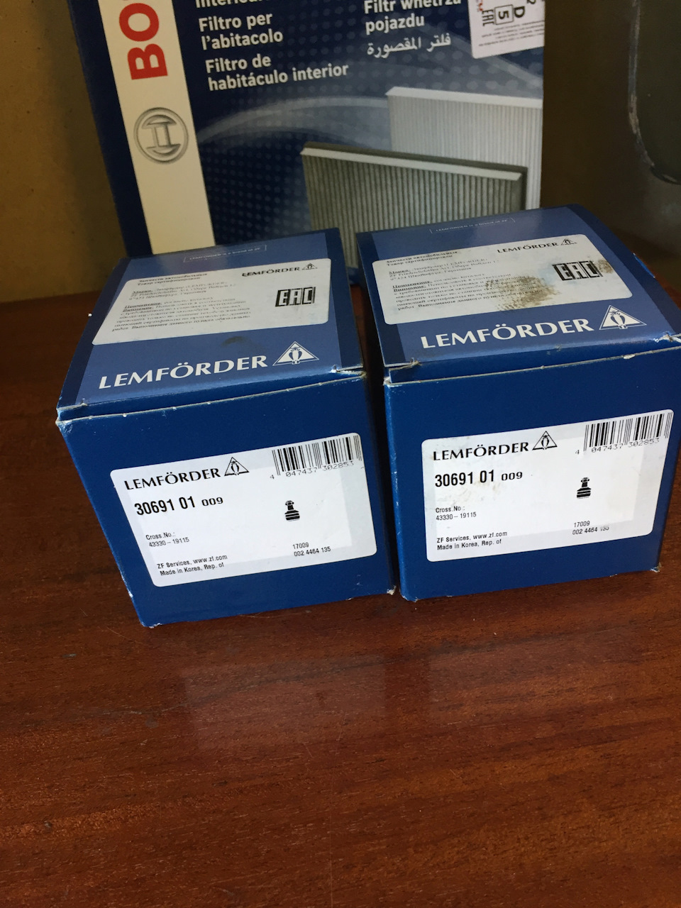 3069101 Шаровая опора LEMFORDER | Запчасти на DRIVE2