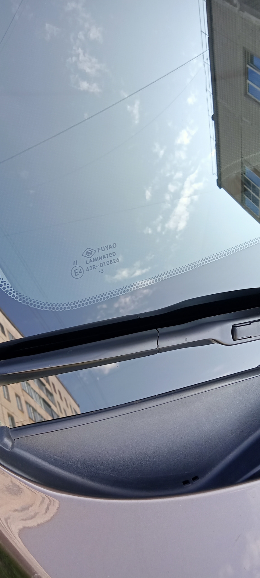 Лобовое Fuyao на Солярис. — Hyundai Solaris (1G), 1,6 л, 2015 года ...
