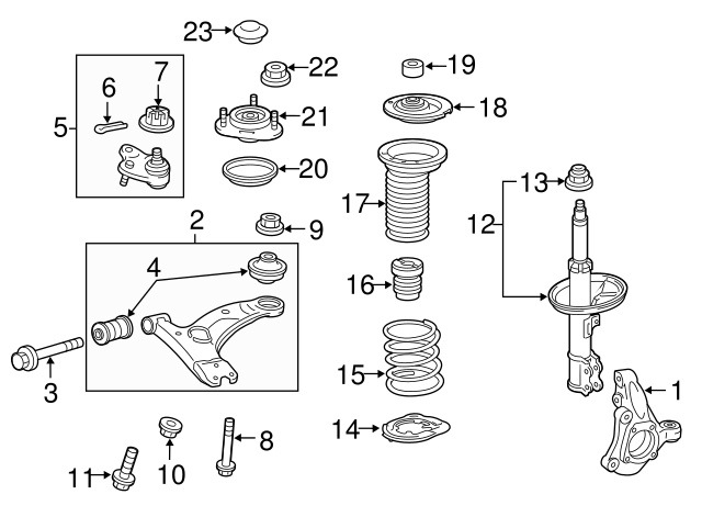 4852080230 СТОЙКА ПЕРЕДНЯЯ ЛЕВ. TOYOTA LEXUS | Запчасти на DRIVE2