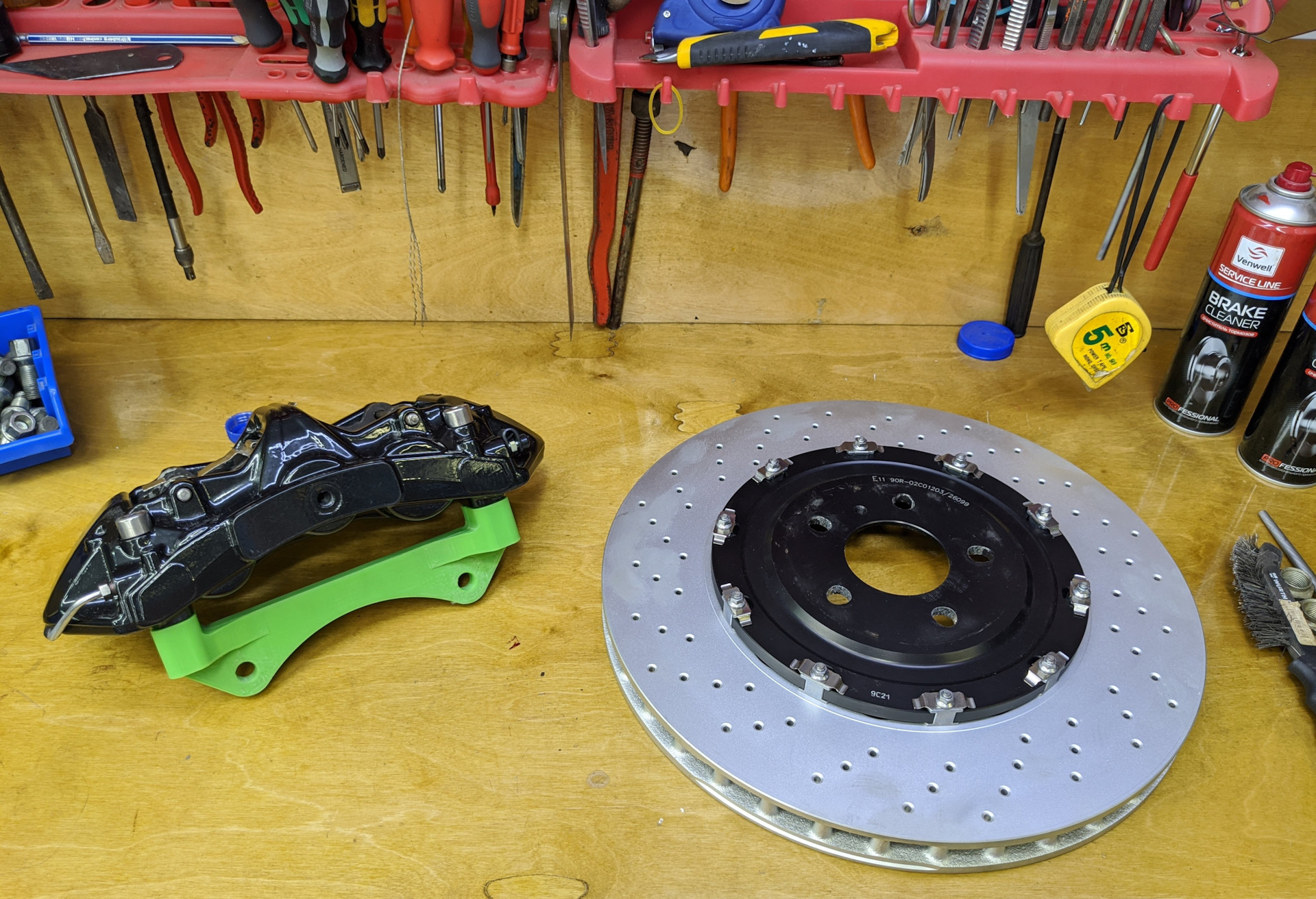 Тормоза Brembo GT 6pot + 390мм диск в R19 — Audi A5 Sportback (2G), 2 л ...