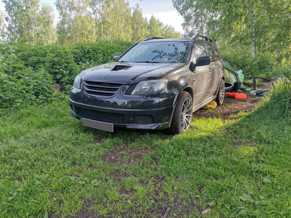 Замена заднего подрамника 4WD — Mitsubishi Outlander (1G), 2 л, 2006 ...