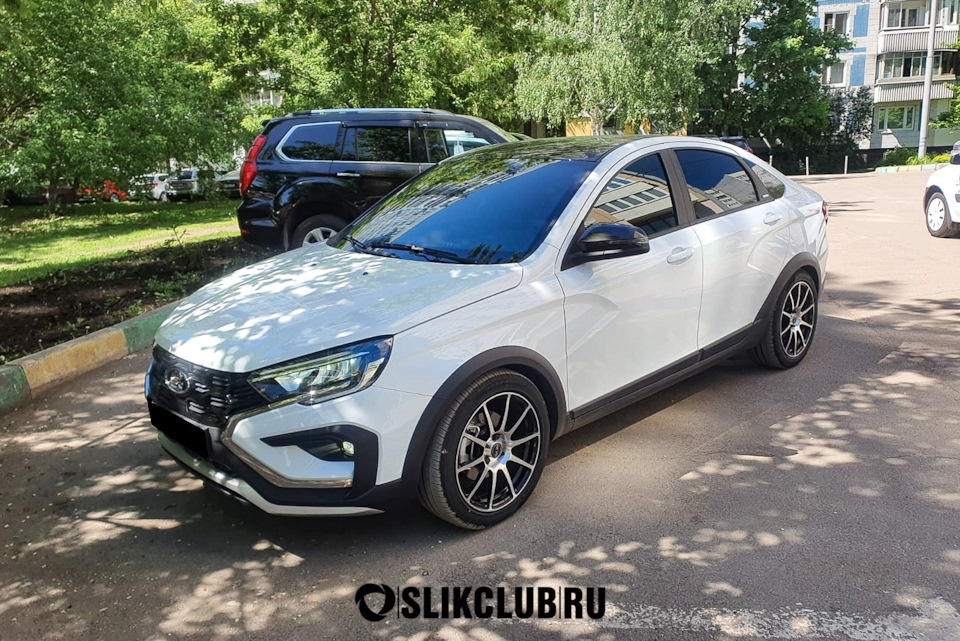 Кованые диски SLIK | L777 BKF и Lada Vesta — Kolesoffnet на DRIVE2