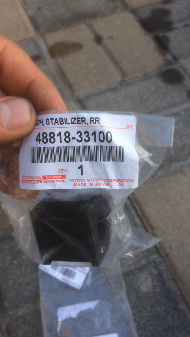 Замена втулок стабилизатора — Toyota Camry (XV40), 2,4 л, 2006 года ...