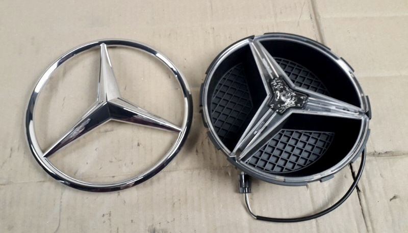 A1668173000 Эмблема фирменная решетки радиатора Mercedes | Запчасти на ...