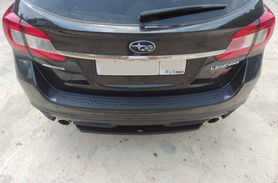 Накладка заднего бампера Subaru Levorg. Cargo Step Panel — Subaru ...