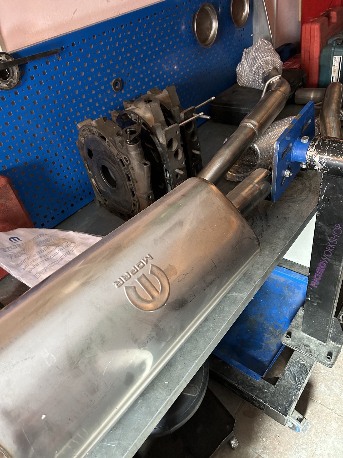 Выхлоп. — Dodge Ram, 5,7 л, 2017 года | тюнинг | DRIVE2