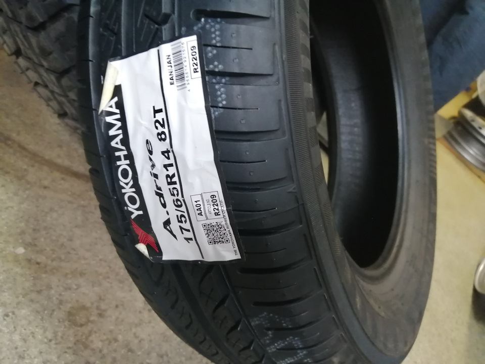 [Покупки] #9. Новые летние колеса YOKOHAMA AA01 A.drive 175/65R14 82T ...