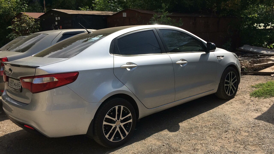 Наконец то спойлер готов! — KIA Rio (3G), 1,6 л, 2014 года | тюнинг ...