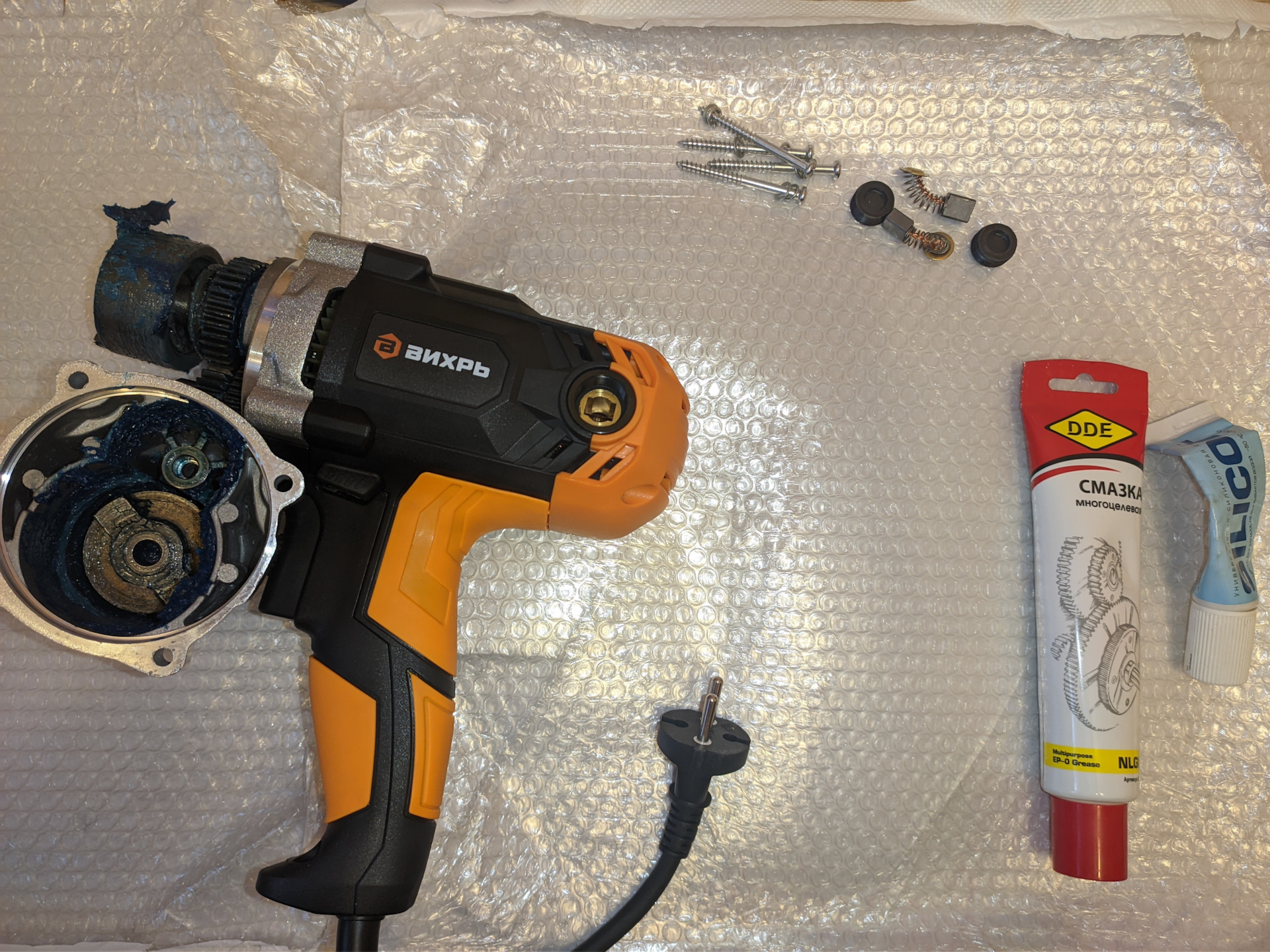 Запчасти на ревизию тормозов+ Гайковёрт Вихрь ГС1100 — Dodge Nitro, 3,7 ...