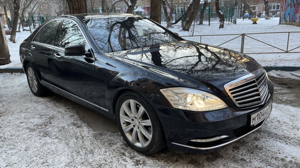 Три года вместе 🥳 — Mercedes-Benz S-Class (W221), 3,5 л, 2009 года ...